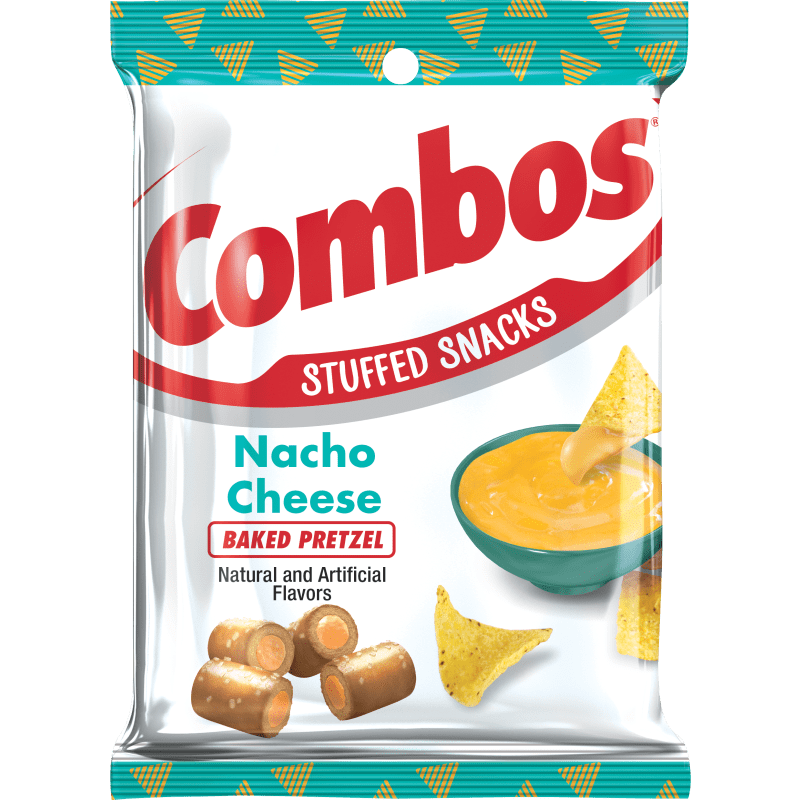 COMBOS Nacho Cheese Pretzel Baked Snacks, 6.3oz Bag | COMBOS®